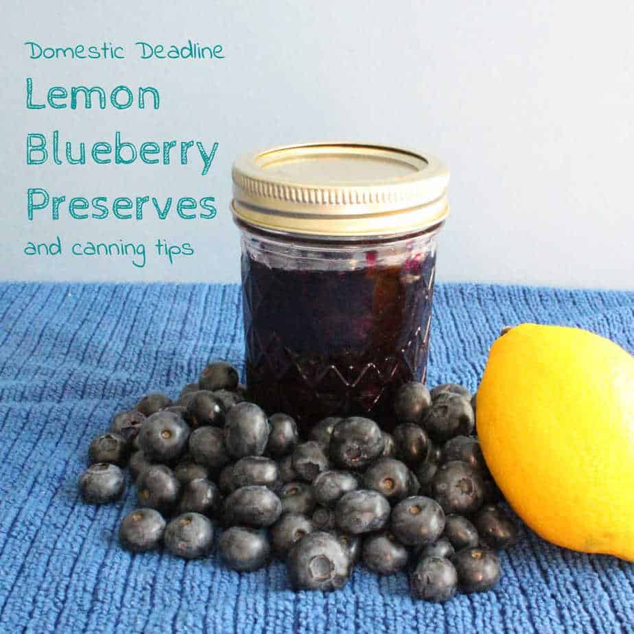 Lemon Blueberry Preserves Square