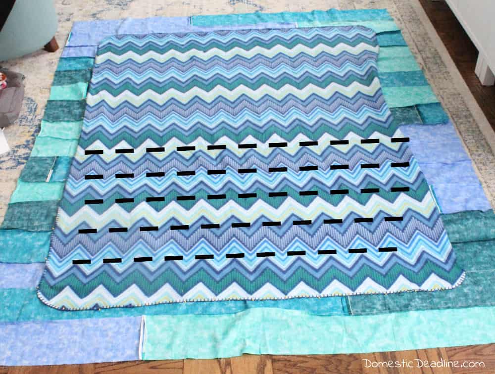 DIY Weighted Blanket - Helps with Anxiety - Domestic Deadline
