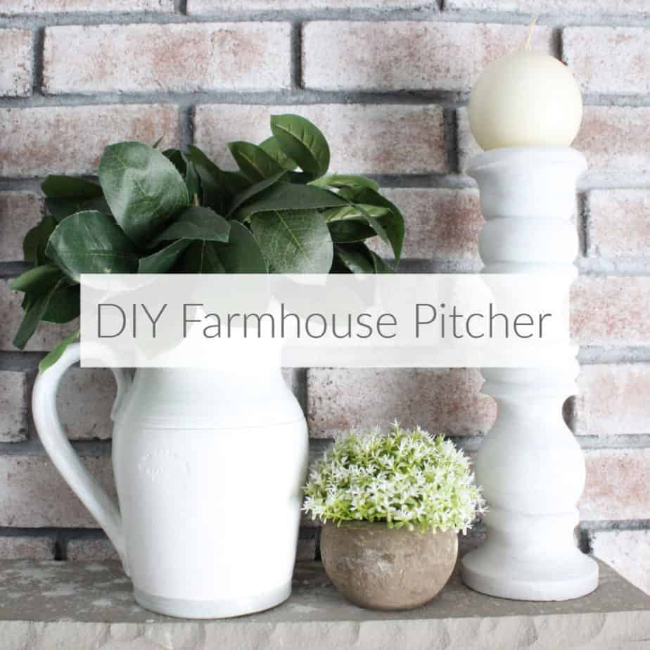 Upcycle a DIY Farmhouse Pitcher