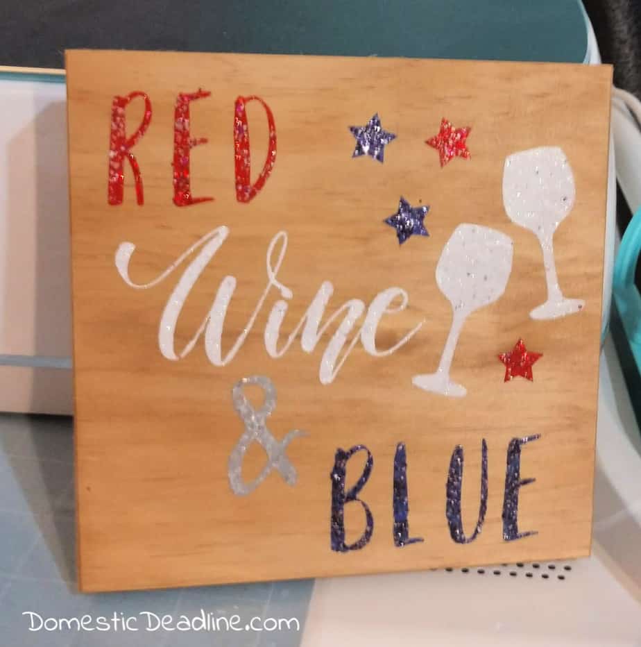 Red, Wine & Blue Party Beverage Station Decoration