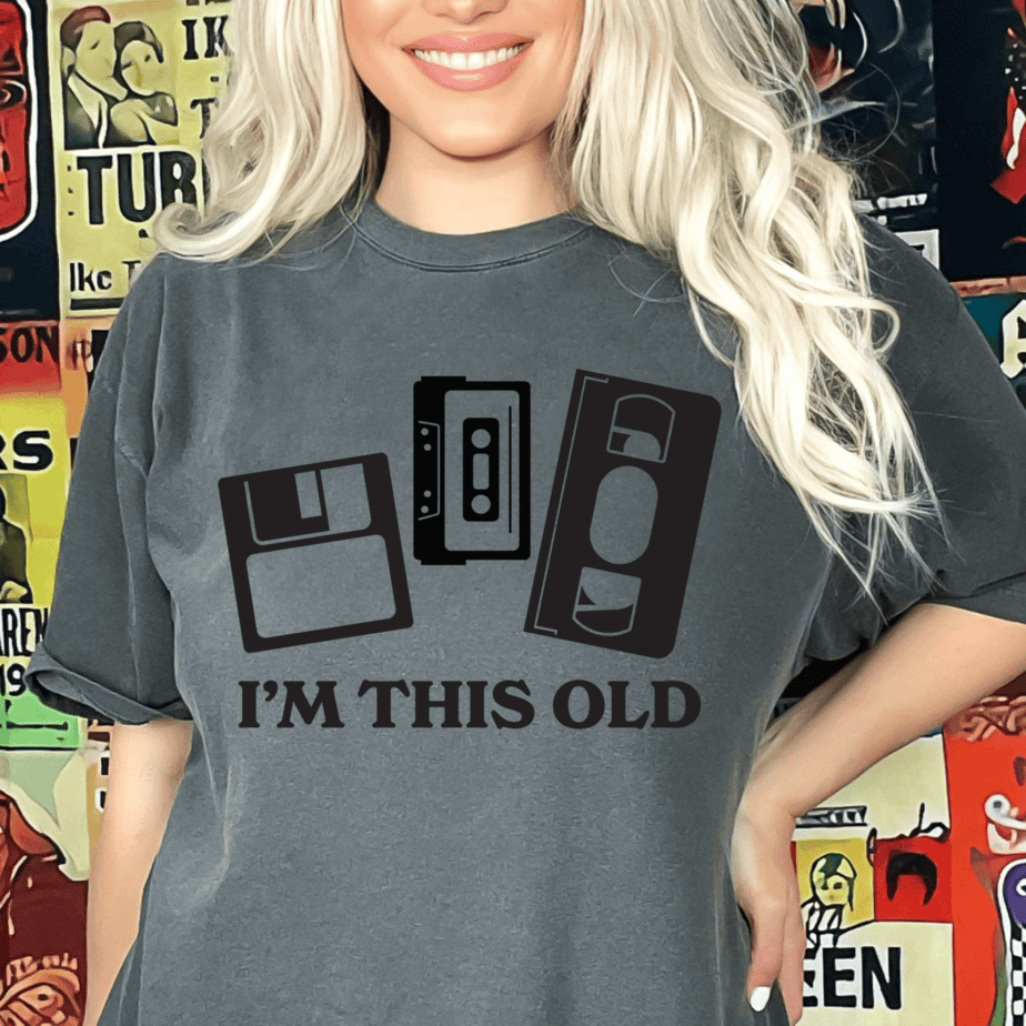 Free 80s SVG – "I'm an 80s Kinda Girl" Retro Design