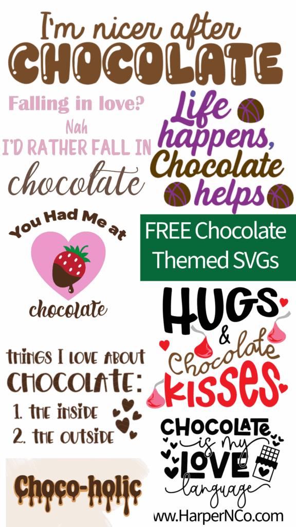 Free Chocolate SVG – You Had Me at Chocolate